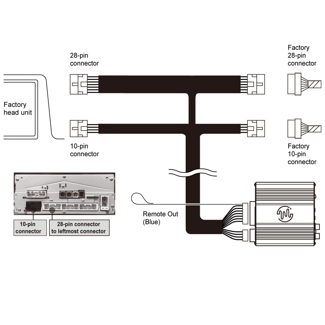 Plug & Play Amplifier + Sub Output for Toyota & Lexus | ENA-3T3 | Beat ...