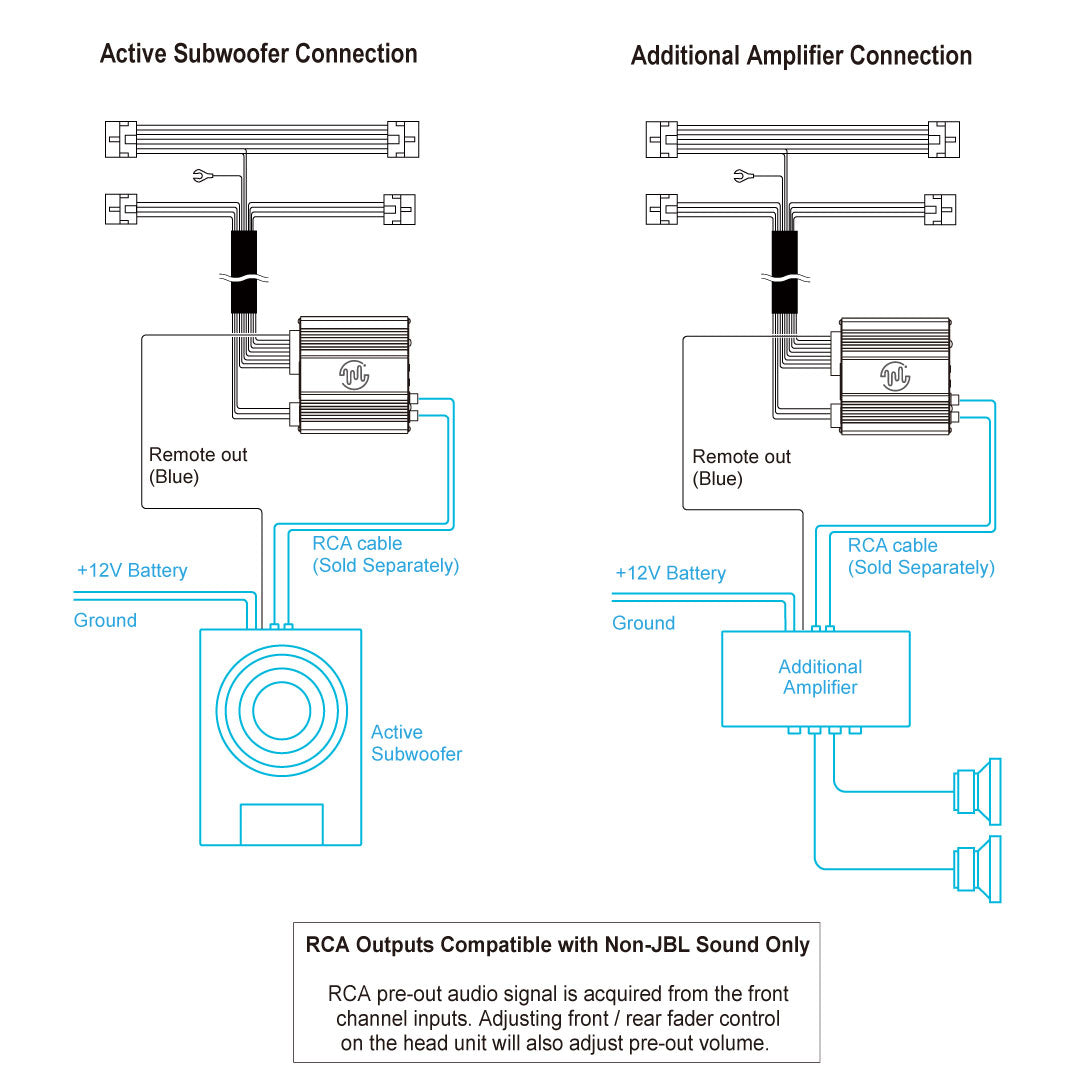 Beat-Sonic ENA-3T3 Plug and Play Amplifier Kit for 2018+ Toyota Models ...